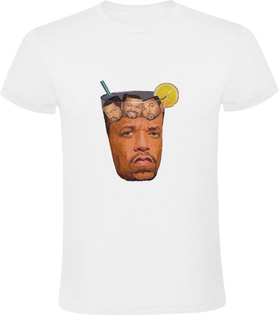 Ice T Ice Cube Heren t-shirt | rap | rapper | drank | drinken | ijsthee ...