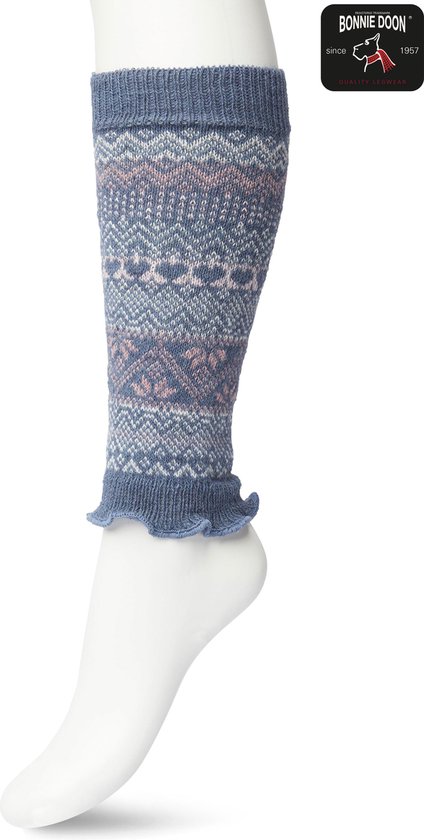 Bonnie Doon Beenwarmer met Scandinavische Print Blauw - Unisex - Dames ...