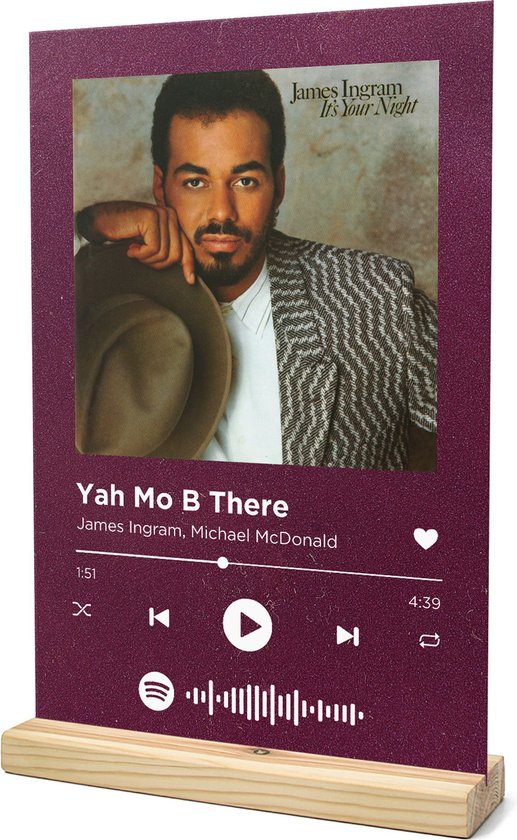 Songr Spotify Muziek Bordje - Yah Mo B There - James Ingram, Michael ...