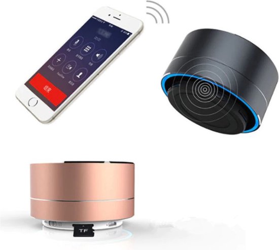 Draadloze Bluetooth-luidspreker Meerkleurig- Wireless Bluetooth Speaker - Zwart - Black | bol