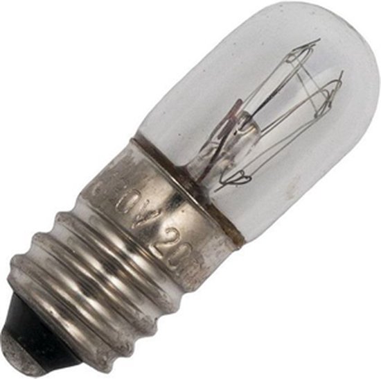 Signaallamp - Buis E10 - 24V - 50mA - 1,2W - 2500K - 1 stuk | bol