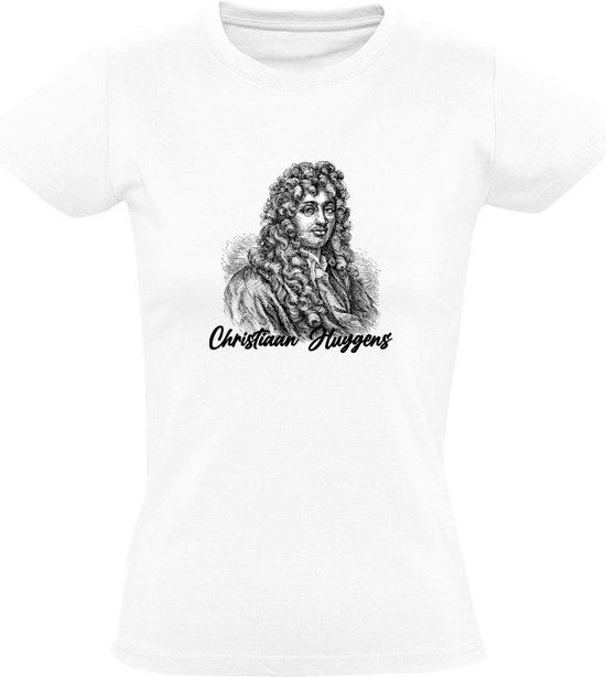 Christiaan Huygens Dames T-shirt | school | wetenschapper | slim ...