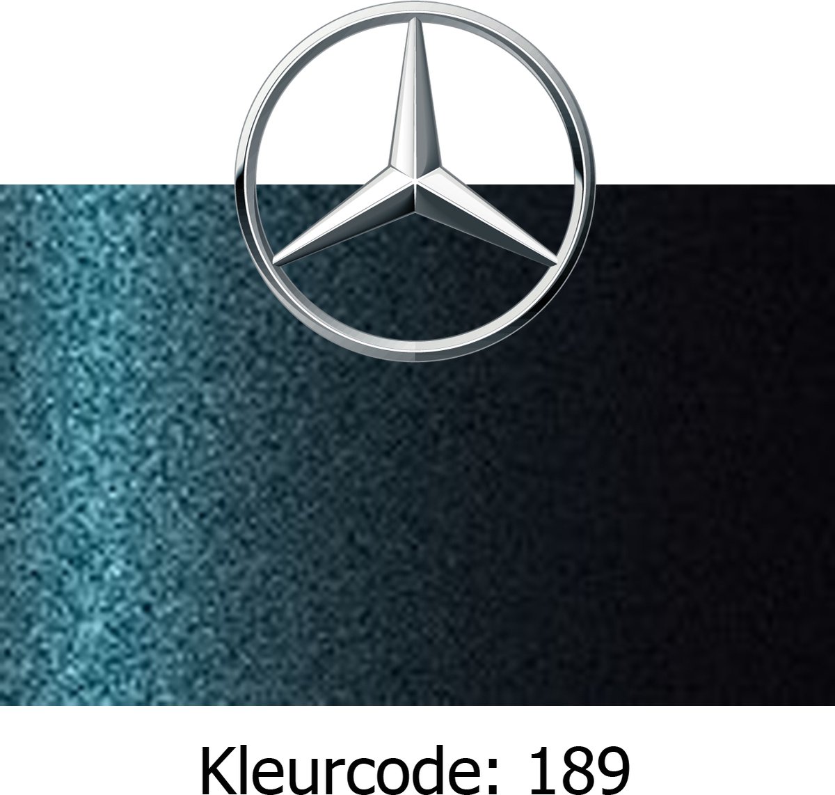 Lakstift Autolak MERCEDES Kleurcode 189 - SMARAGDSCHWARZ-MET. - 12ml ...