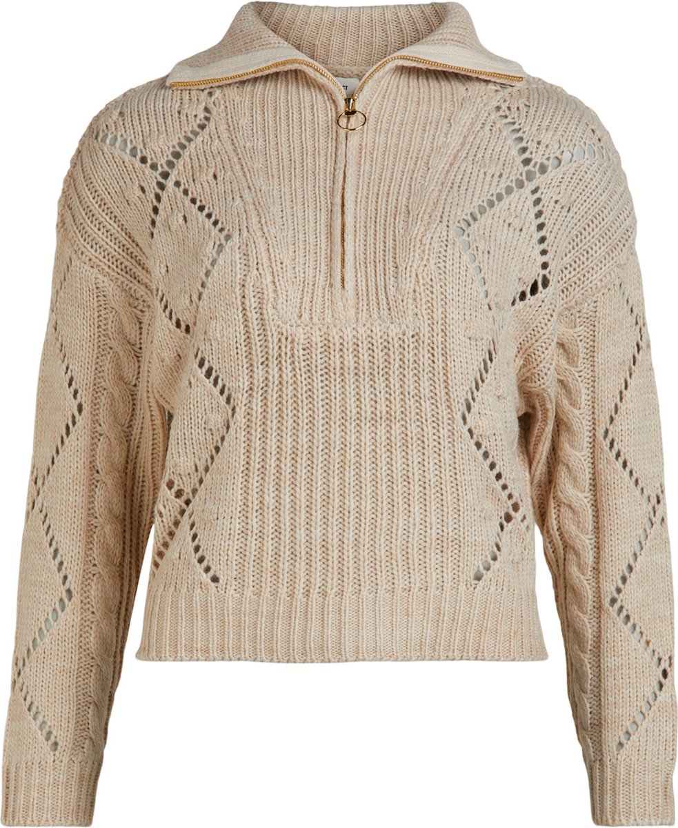 OBJECT OBJKELLY L/S KNIT PULLOVER PB12 Dames - Maat L | bol.com