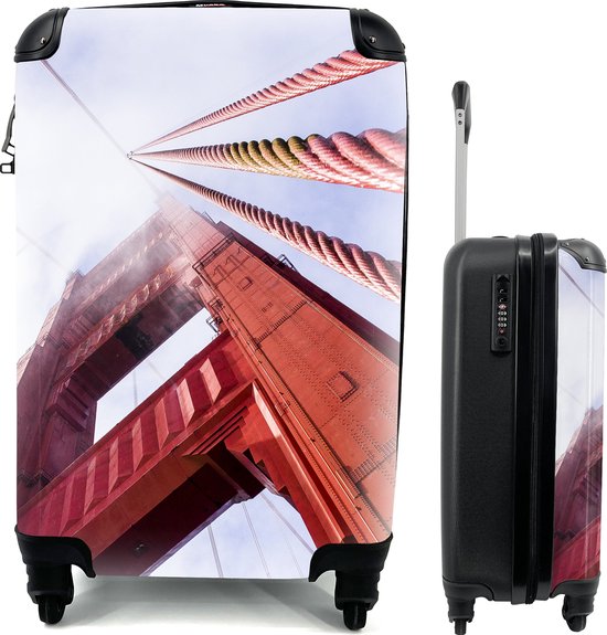 MuchoWow® Koffer - Rode fundering van de Golden Gate Bridge in San ...