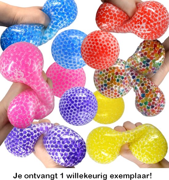 XXL stressbal foamballetjes - 1 exemplaar - 10 cm - Stressbal voor de ...