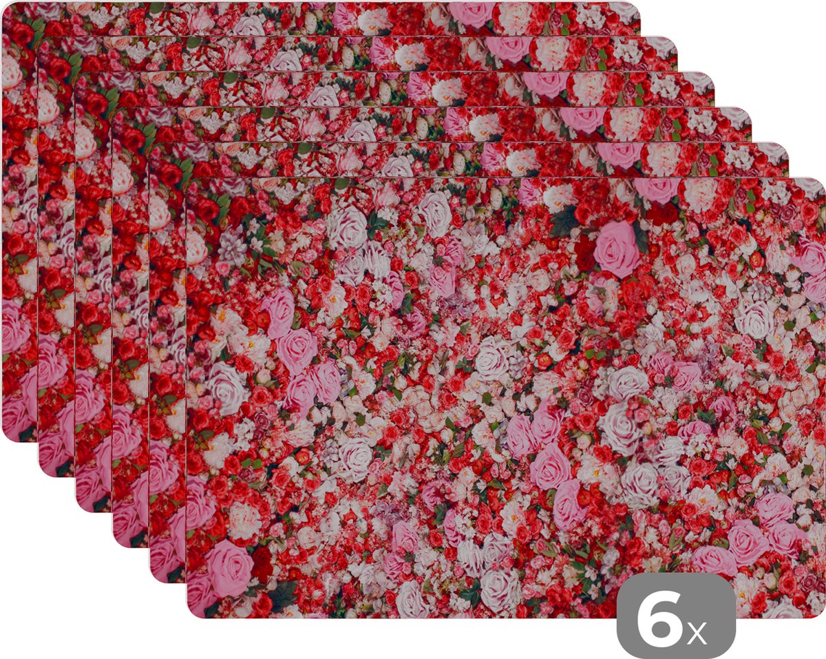 Set de table - Napperons de table en plastique - Fleurs - Couleurs ...