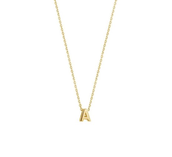 Geelgouden Collier letter A 1 4021477 | bol