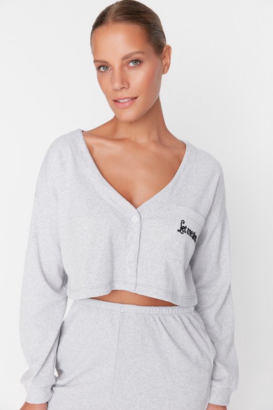 Trendyol Vrouwen Standaard V-hals Pyjamaset | bol.com