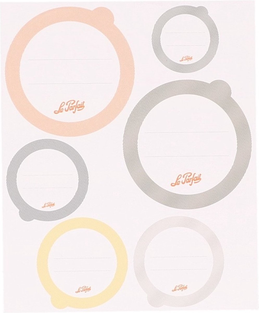 Weckpot sticker labels - 27x - datum etiketten | bol.com