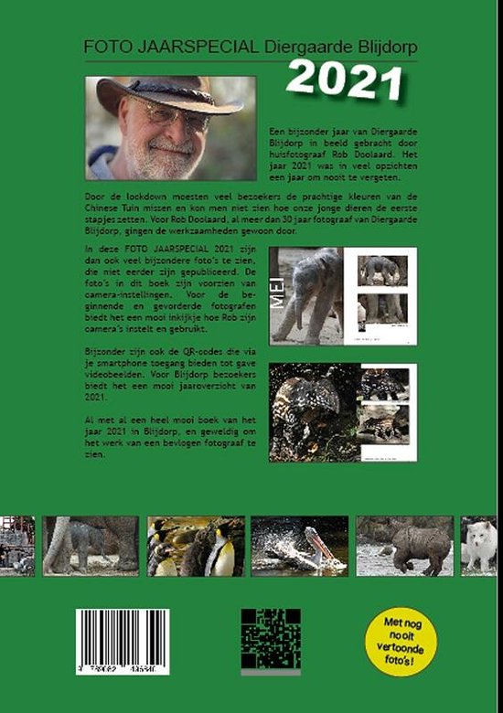 Fotografie voor iedereen - Fotojaarspeciaal Diergaarde Blijdorp 2021, Rob Doolaard... | bol.com