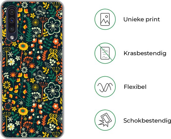 Telefoonhoesje Geschikt voor Samsung Galaxy A50 hoesje - Meisjes ...