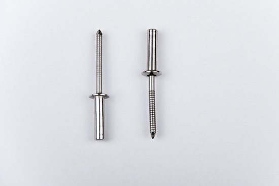Masterfix Popnagel 4x12mm GWD - RVS(A2)/RVS(A2) - (Per 500 stuks) | bol