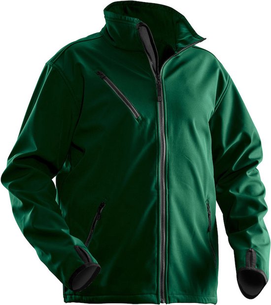 Jobman Softshell Jas Heren Bosgroen - Maat L | bol