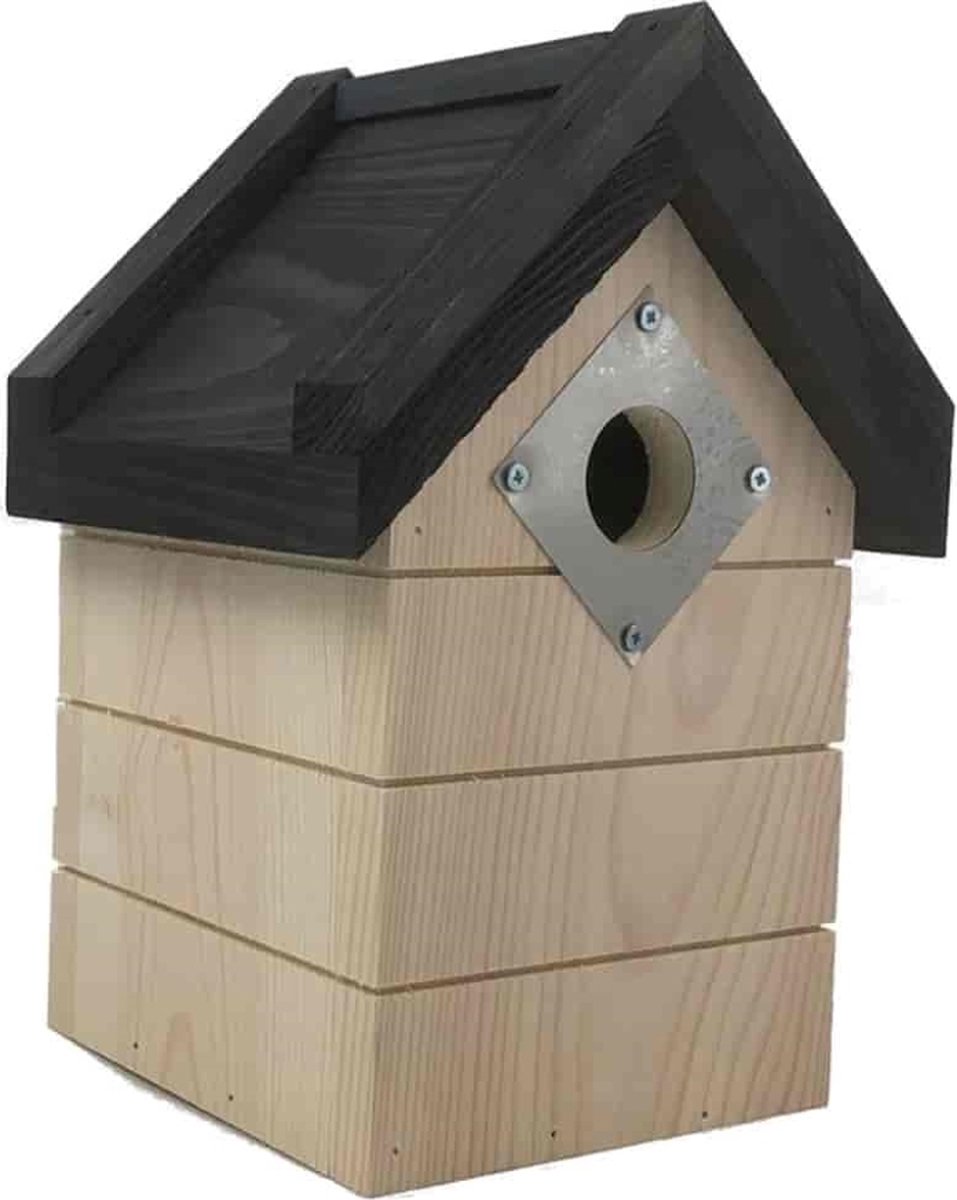 Oneiro’s luxe TIME - 15 x 14 x 25 cm - vogelhuisjes - broeden - tuindecoratie -... | bol