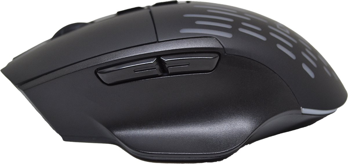 MKESPN X11 Draadloze Oplaadbare Optische en Ergonomische Gaming muis ...