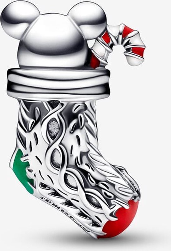 Pandora bedels - Festive Mouse & Stocking Charm - Zilver 925 ...