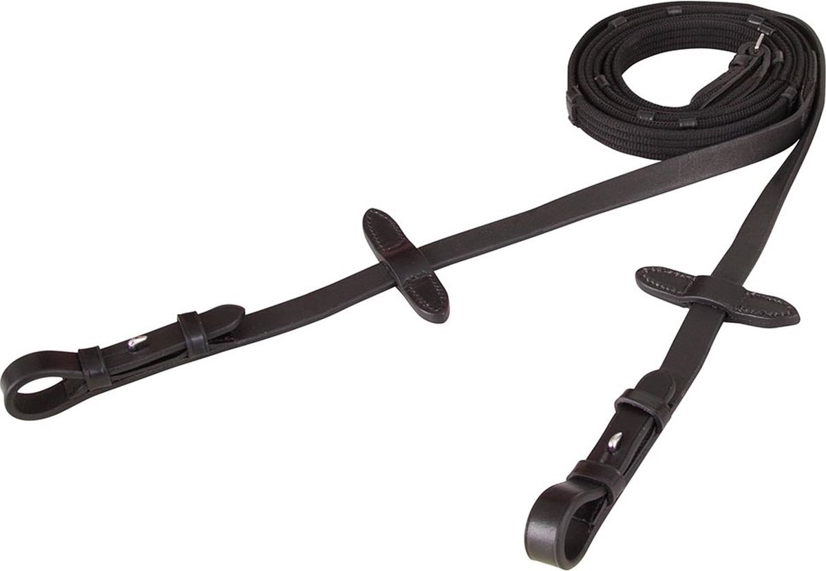 Premiere Teugel linnen 19mm blinde sluiting Black - Full | Teugels ...