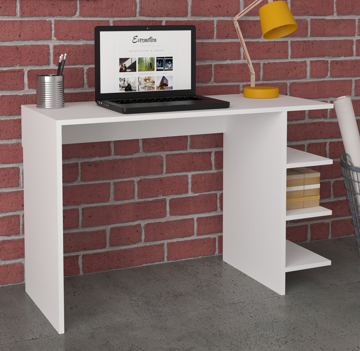 VCM Houten Bureau Computer Tafel Werktafel Kantoortafel Denkas Houten ...