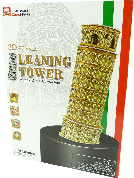Toren Van Pisa Bouwplaat
