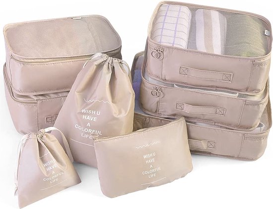 Packing Cubes Set Kleding Organizer Voor Reis Koffer Opbergzakken Voor ...