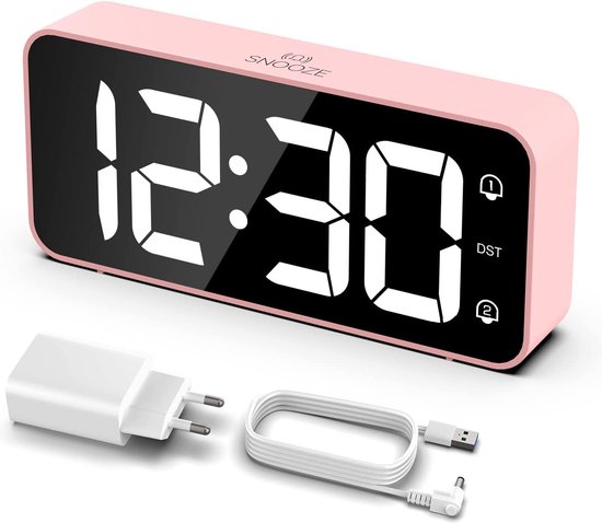Digitale wekker – digitale alarm wekker – alarm clock – duurzaam | bol.com