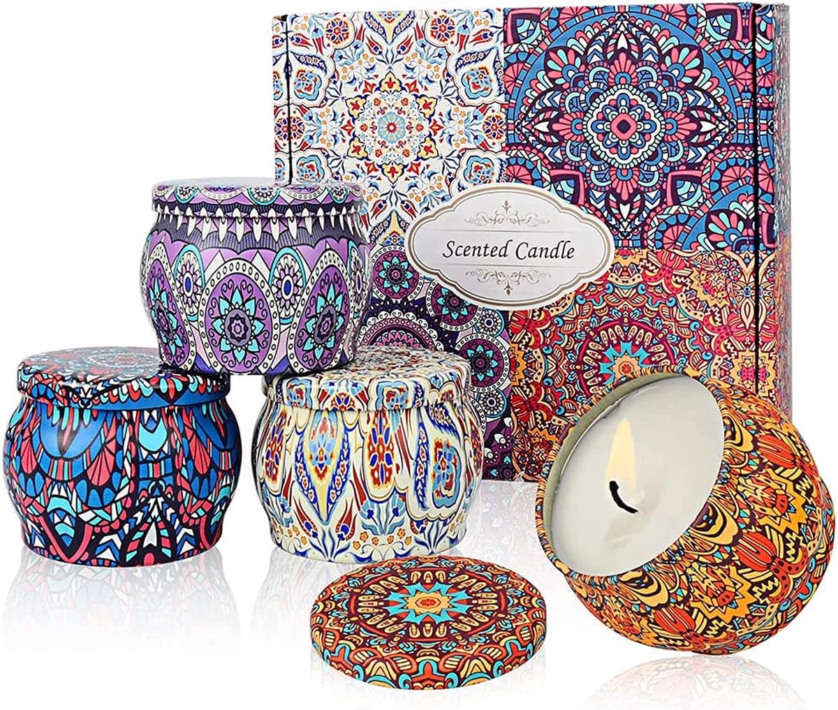 Coffret Bougie Parfumée - Set Bougie Bougies parfumées - Coffret Bougie ...