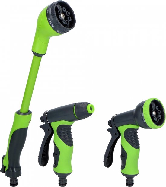 Kinzo 3-Delige Sproeikop Set Tuinslang - Spuitpistool, Sproeipistool en ...