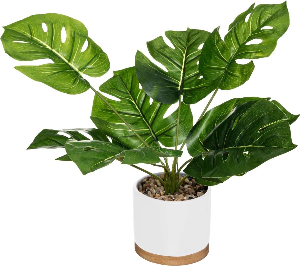 Atmosphera Kunstplant met pot bamboo - H35 cm | bol.com