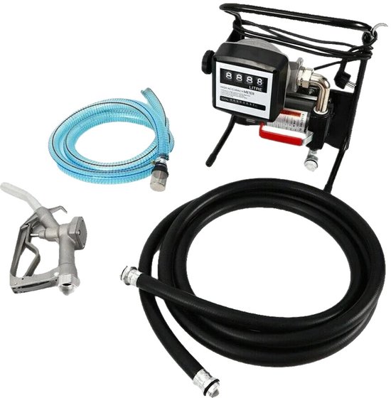 Dieselpomp, 40 L/min doorstroomcapaciteit, 120W vermogen, handmatige ...
