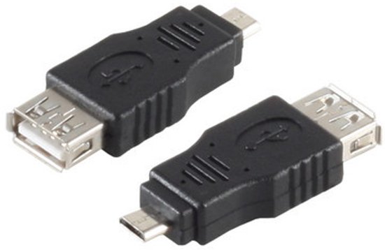USB-OTG Micro-B Stecker auf A-Buchse 2.0 | bol