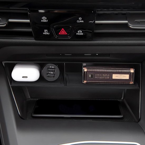 Middenconsole organizer met 8 opbergvakken voor VW Golf 8 MK8 GTI GTD ...