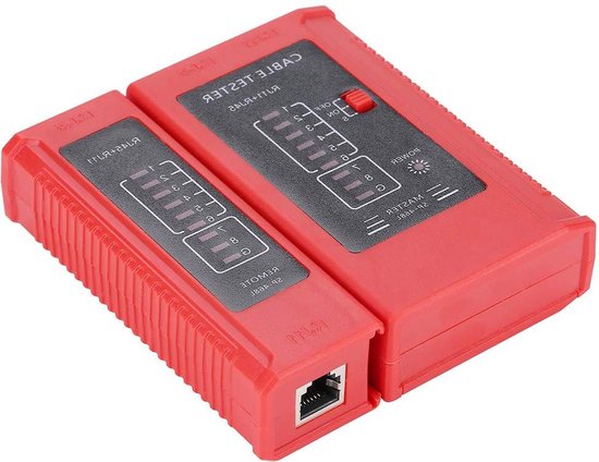 Netwerkkabeltester RJ45 RJ11 LAN-draadtest Netwerk-LAN-kabeltester ...