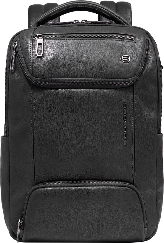 PIQUADRO Leren Laptop rugzak Rugzak met laptopvak Cronus Backpack 13 ...