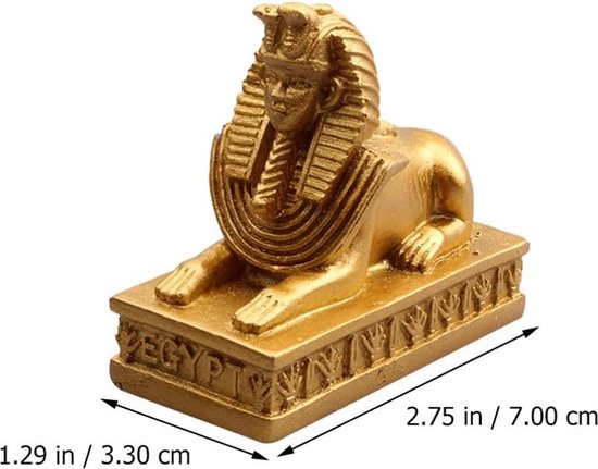 Egyptisch farao standbeeld hars Egyptische sfinx figuur Grieks ...