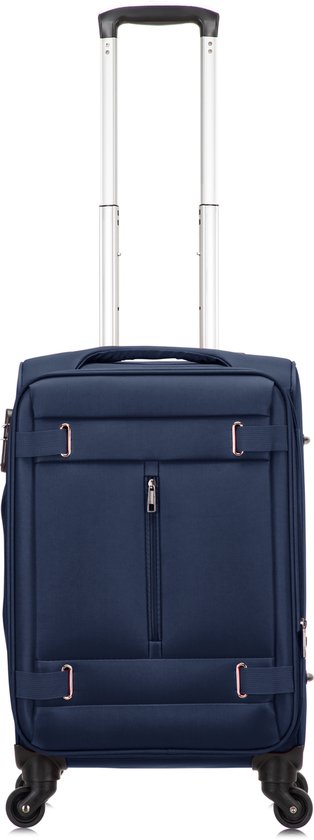 Lissabon Reiskoffer S - 39L - 56x36x20 cm - Lichtgewicht Zachte Koffer ...