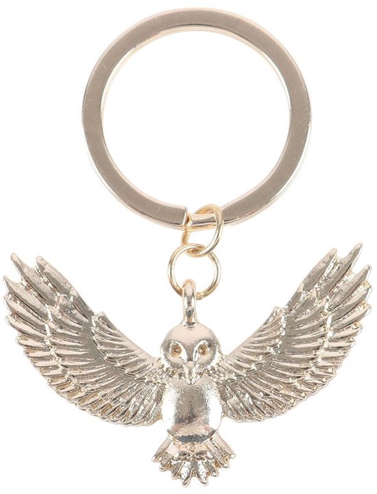 Something Different - Night Owl Metal Sleutelhanger - Goudkleurig | bol