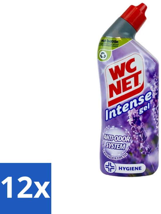 WC Net - Toiletreiniger - Gel - Lavendel - Gerecycled Materiaal - 750 ...