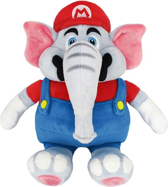 Together Plus Super Mario Bros. Wonder Knuffel Figure Mario Elefant 27 cm Knuffeles | bol