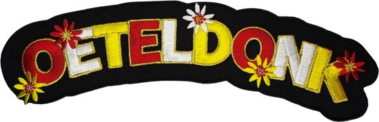 Embleem Rug Oeteldonk - Rug Letters Oeteldonk - Oeteldonk Jas ...