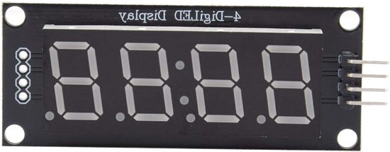 4-cijferig 7-segment display module voor Arduino - LED segmenten ...