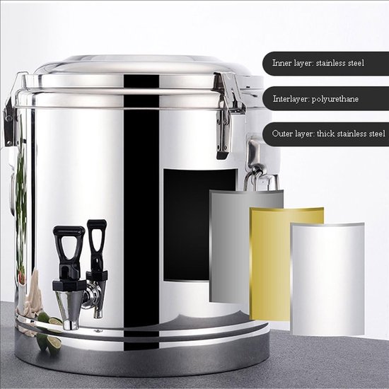 ZMIN Hot Water Dispenser Kettle Tea Thermos Ice Bucket 10L/20L/30L ...