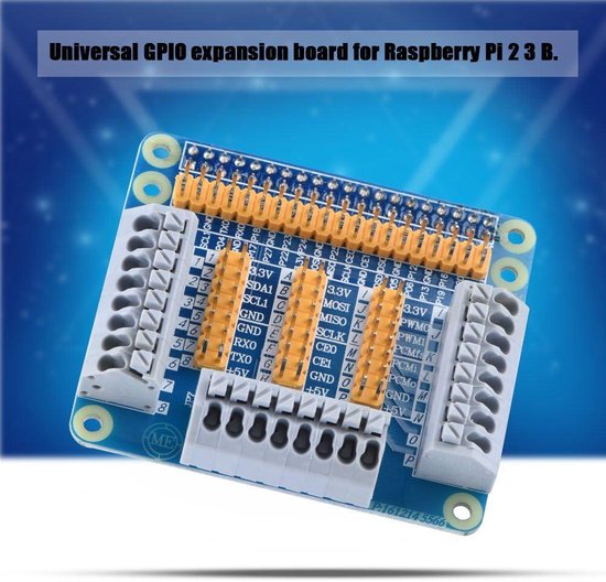 Multifunctional GPIO Expansion Board for Raspberry Pi 2 3 B - Dual Output Streams . | bol