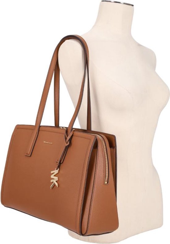 Michael Kors Grote Handtas / Crossbodytas Dames - Leer - Laila - Cognac ...