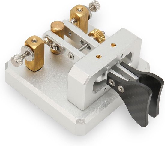 Mini Cw Key Automatic Morse Code Keyer Shortwave Radio Morse Telegraph Key Voor Bol