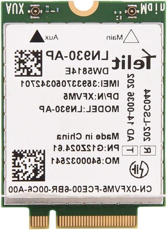 NGFF-kaart 4G LTE-module NGFF WWAN M.2 ondersteuning GNSS A-GPS ...