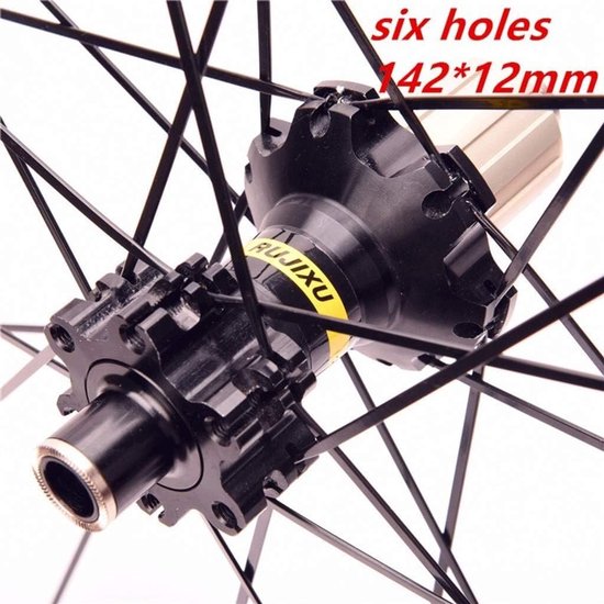 Road Bicycle Wheels 700C Double Wall Rims 30mm 24H 7-11 Speed Disc V ...