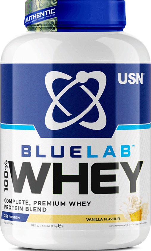 USN Blue Lab Whey (2000g) Vanilla - Eiwitten - Wei-eiwit Mix | bol