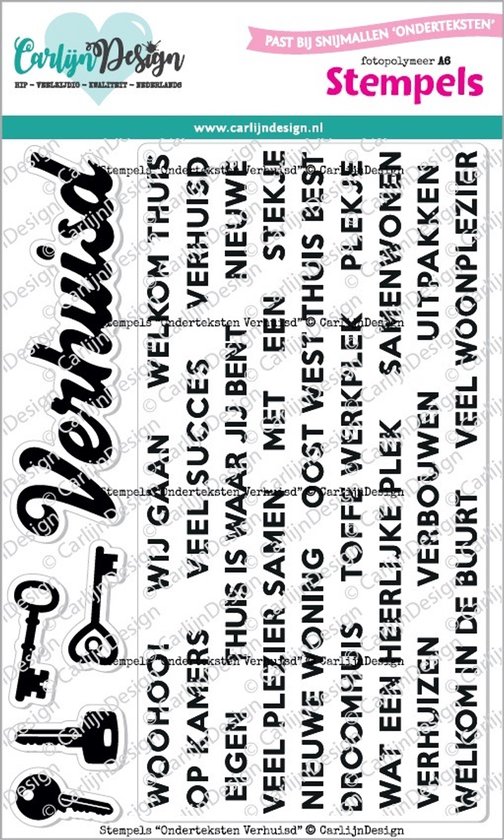 Stempels onderteksten verhuisd | bol