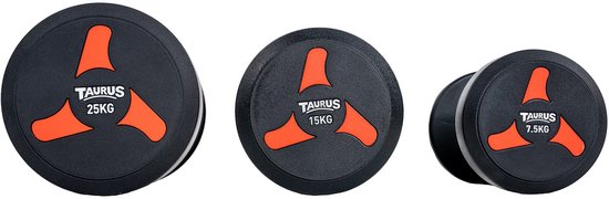 Taurus TPU-Halter 12.5kg – Duurzame Dumbbell voor Thuis en Sportschool ...
